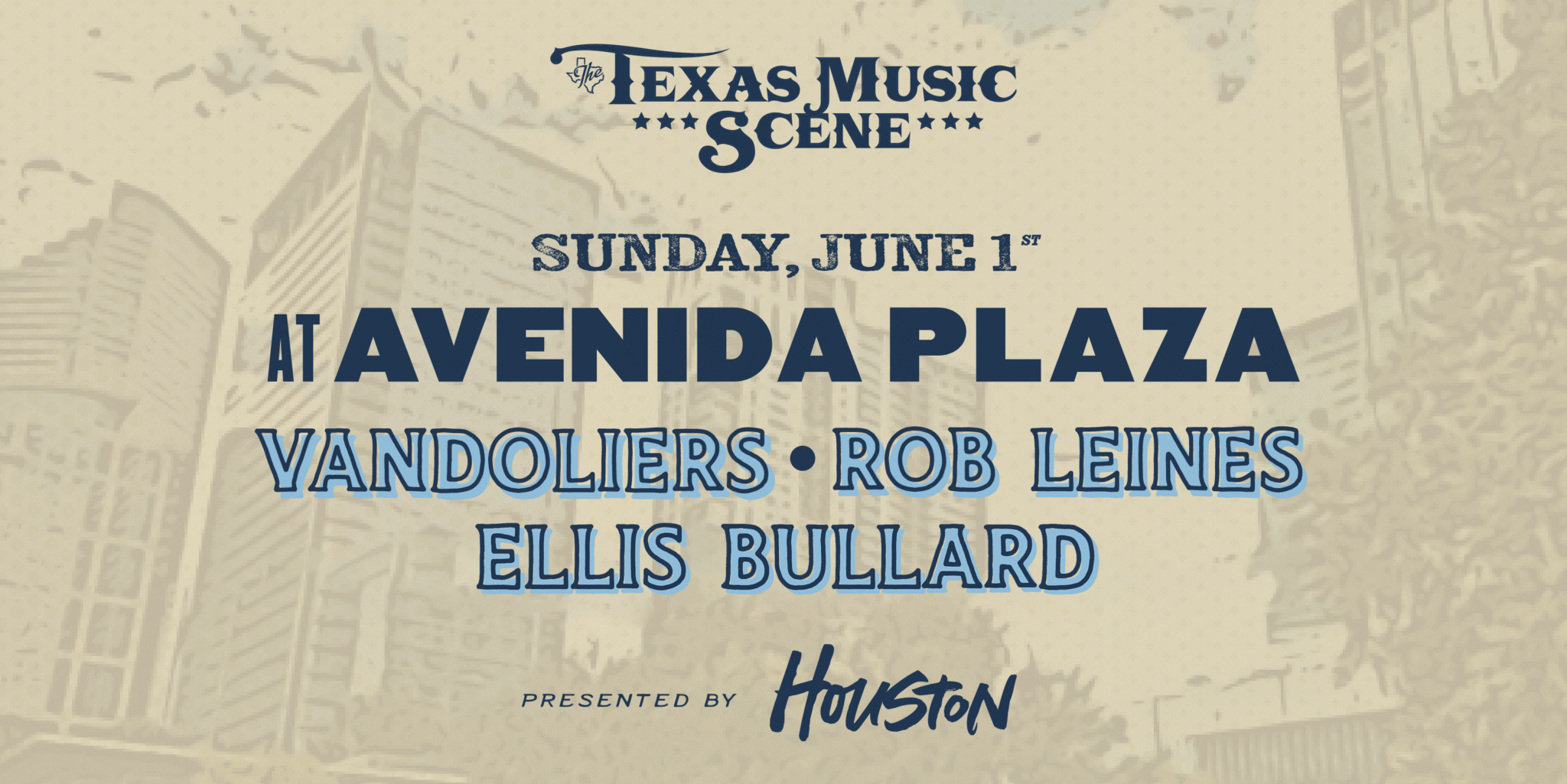 Texas Music Scene Live at Avenida Houston - Avenida Houston